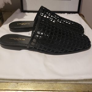 Lafayette 148 New York | Shoes | Leather Cage Mules | Poshmark